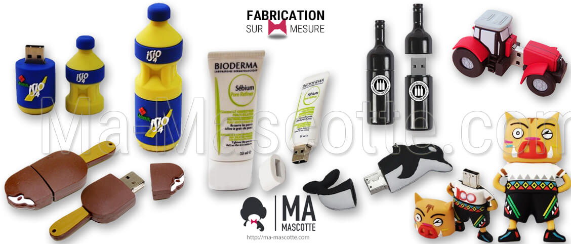 Customized USB Flash Drives - Custom made PVC USB drive